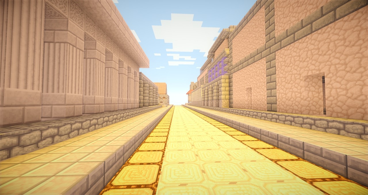 Work on creative server. Minecraft Map