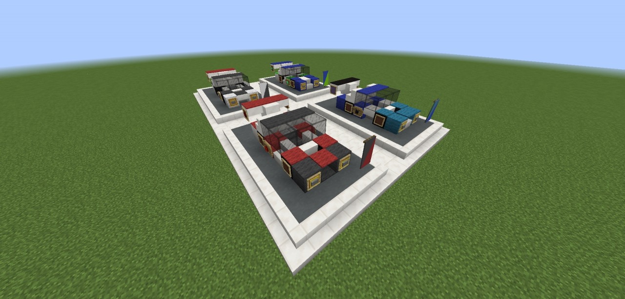Redstone Motors Championship Car Pack Minecraft Map