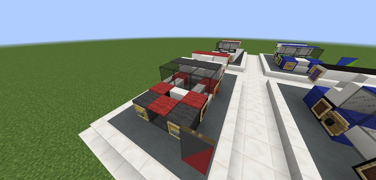 Redstone Motors Championship Car Pack Minecraft Map