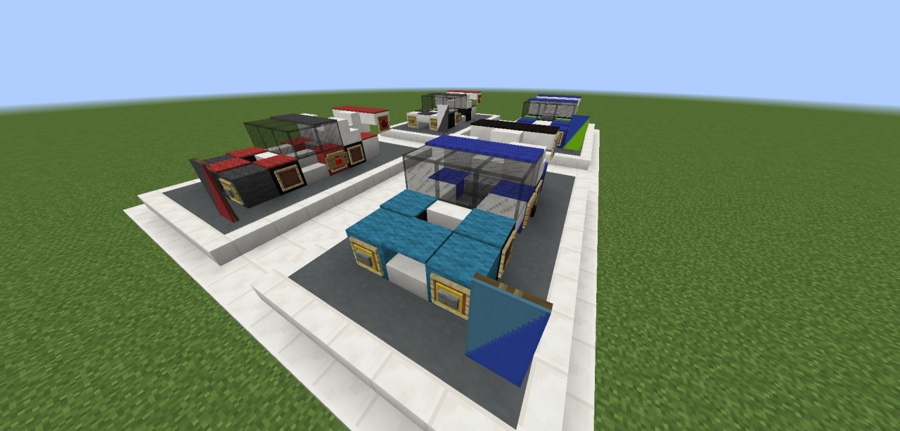 Redstone Motors Championship Car Pack Minecraft Map