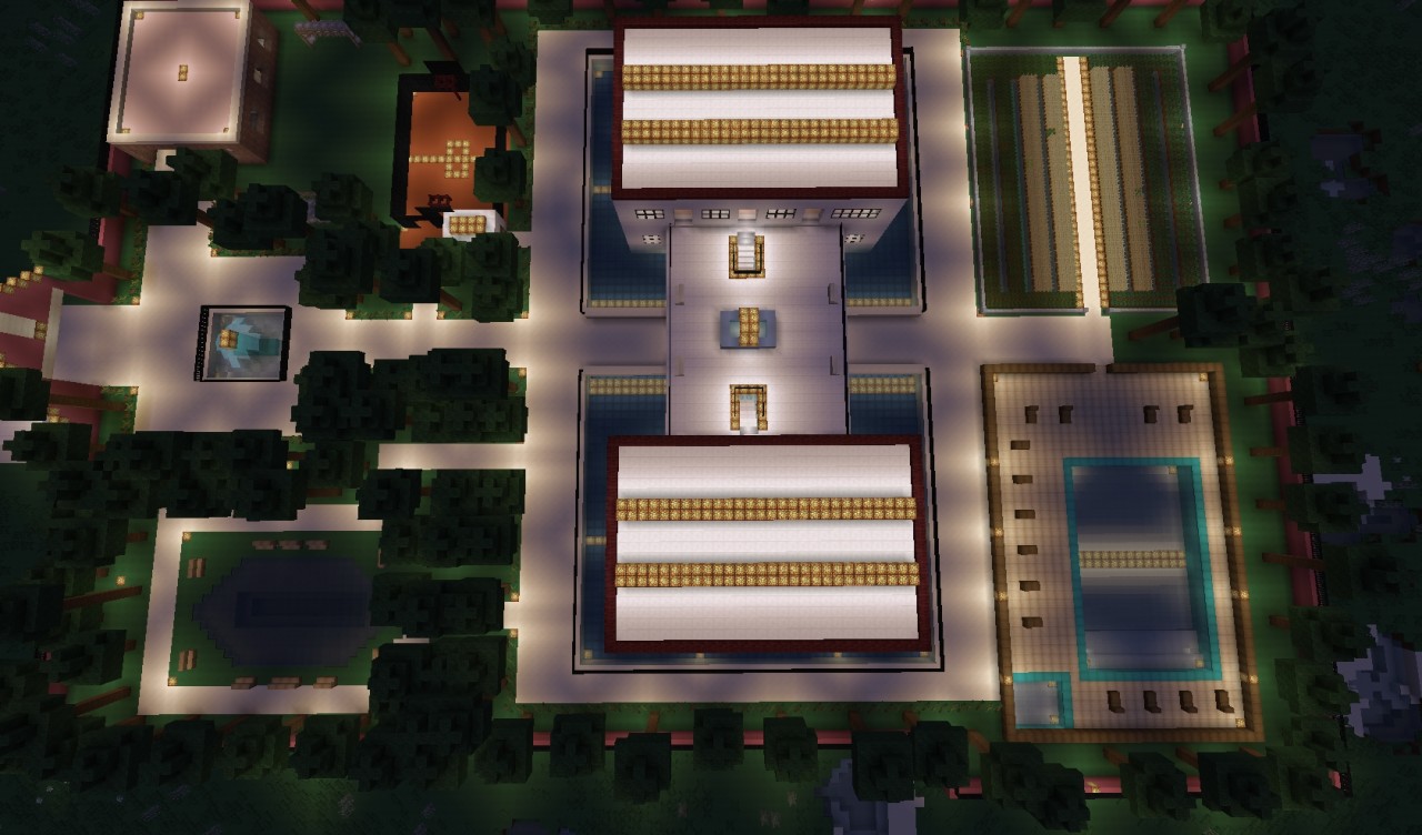 White Tulip Palace Minecraft Map