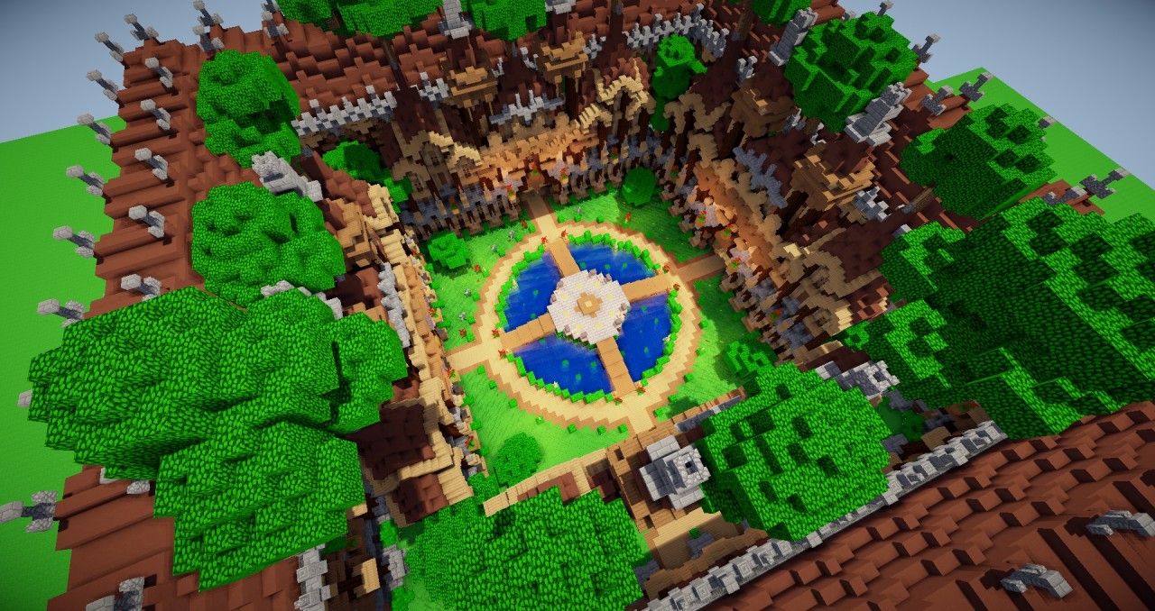 Mineous Factions Spawn Minecraft Map