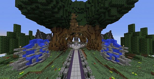 SkyBlock Tree Spawn Minecraft Map