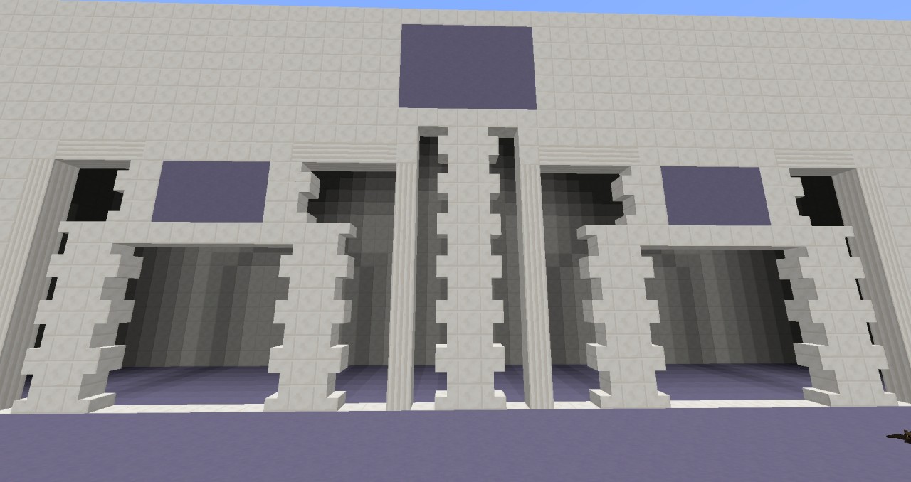 Turf Wars Map, Quartz Stage - Mineplex Minecraft Map