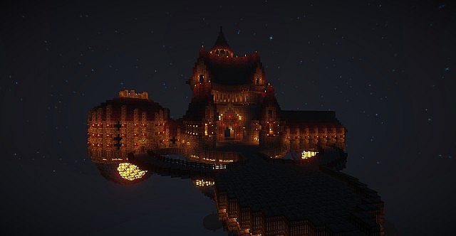 Flying Castle Minecraft Map