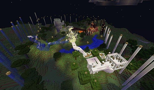Battle Of The Gods Minecraft Map
