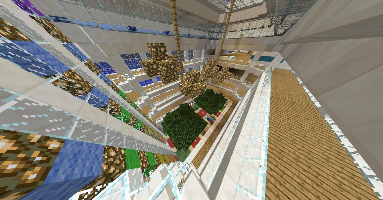 modern cruiseship and harbour Minecraft Map