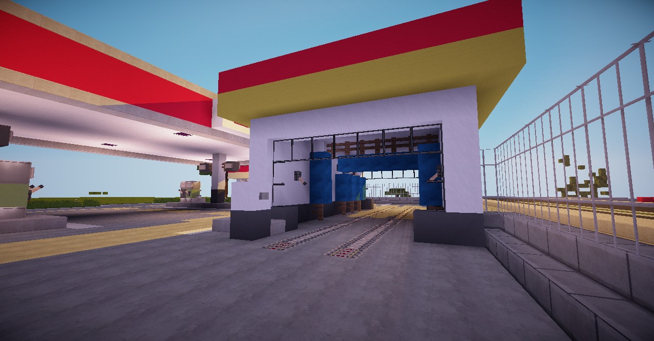 Modern Gas Station (Special Poject) [TBS] Minecraft Map