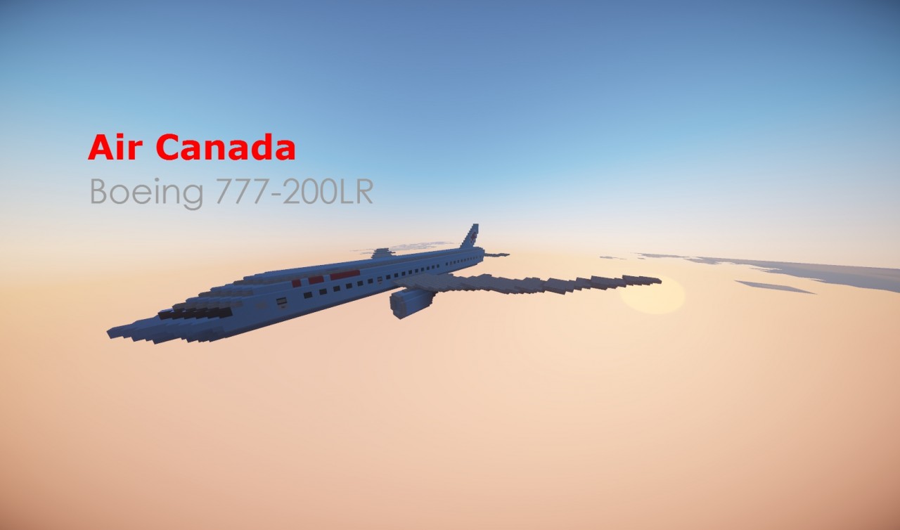 Air Canada | Boeing 777-200LR Minecraft Map