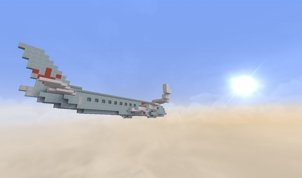 [Airplane] Embraer 190-100 (E90) Minecraft Map