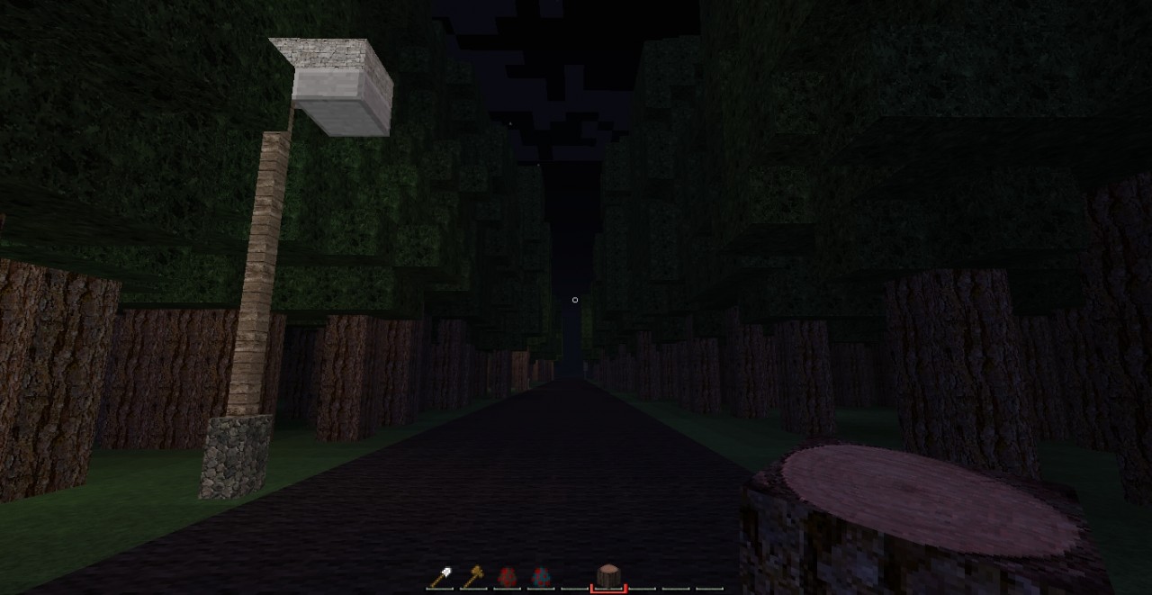 The Woods horror map Minecraft Map