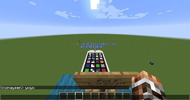 Apple iPod 5 Minecraft Map