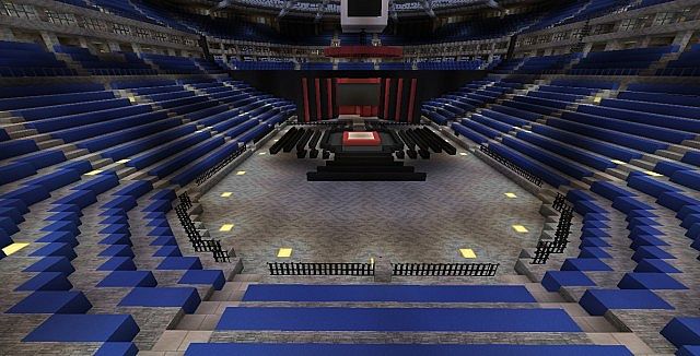 WWE Raw arena (O2 Arena) (new) (my own) Minecraft Map