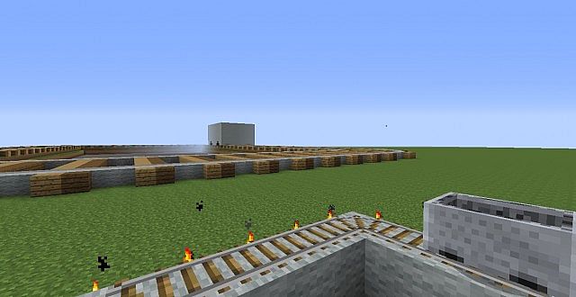 OVERSIZED Minecart and track! Minecraft Map