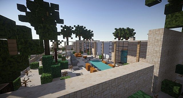 70s Modern Desert House | WoK Minecraft Map