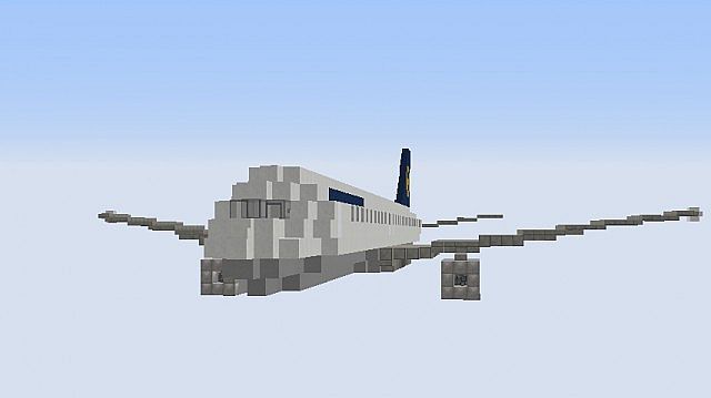 Airbus A320-200 - 2:1 Scale (Lufthansa) Minecraft Map