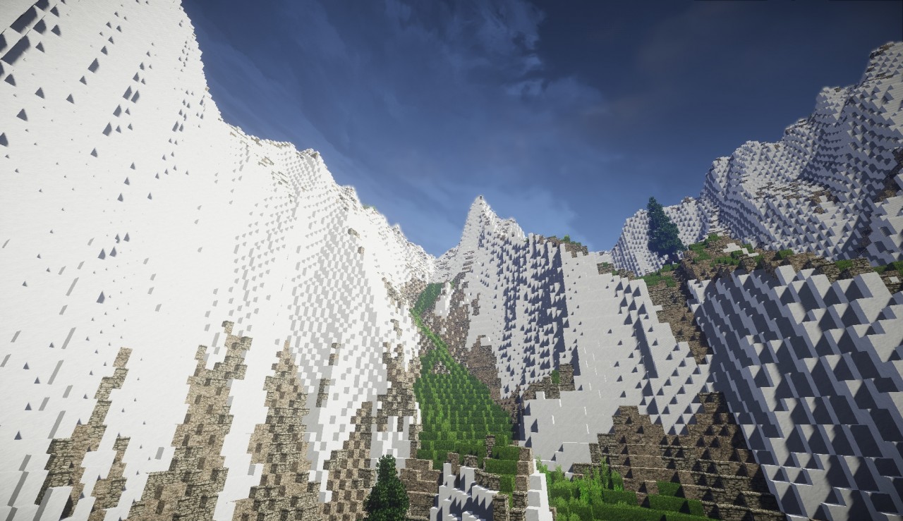 Mountainside | Realistic Terrain Minecraft Map