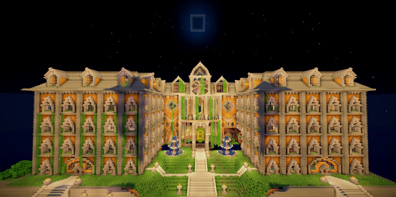 YellowStone Palace -BrokenBlock Minecraft Map