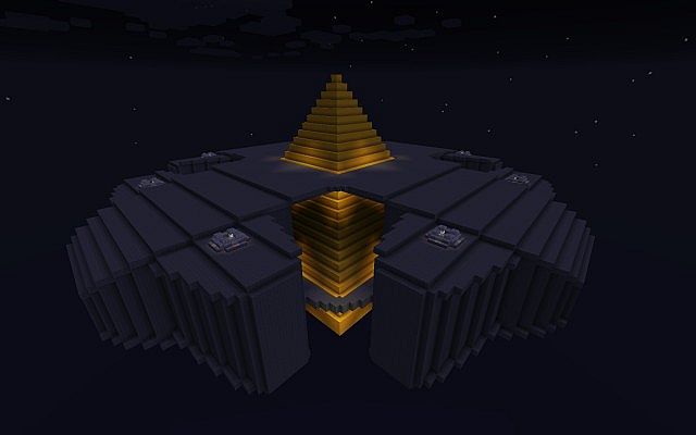 Ha' Tak themed starship (stargate series) Minecraft Map