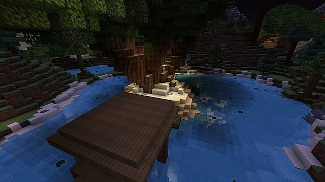 Big KitPvP Arena with spawn and structures Minecraft Map