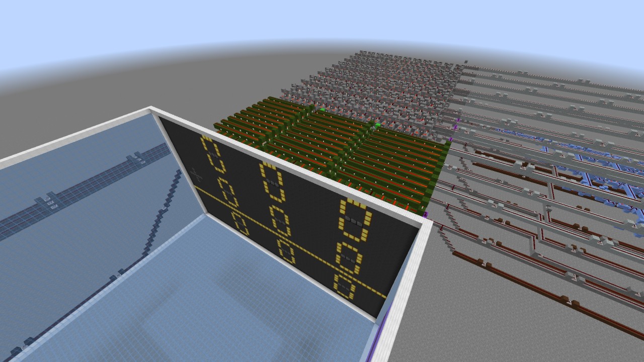 8-bit calculator Minecraft Map