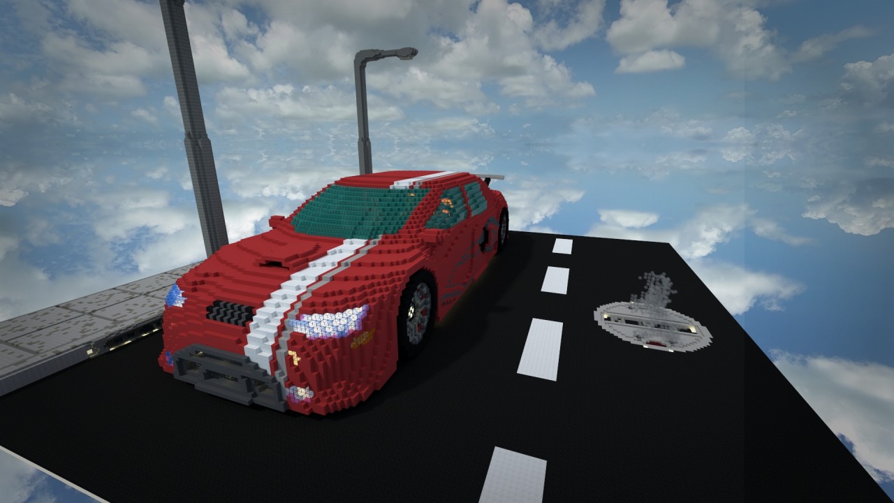 3D Car [+Download] Minecraft Map