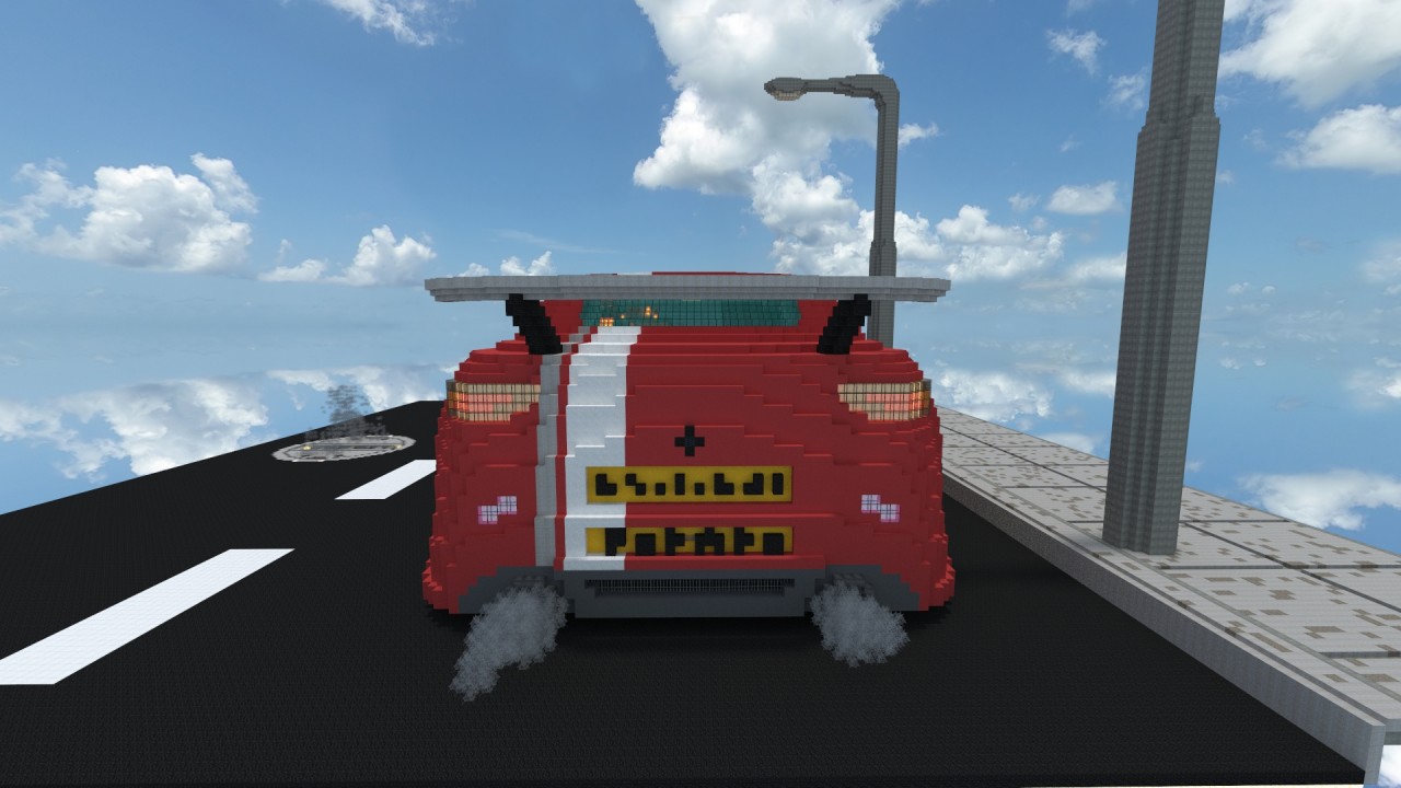 3D Car [+Download] Minecraft Map