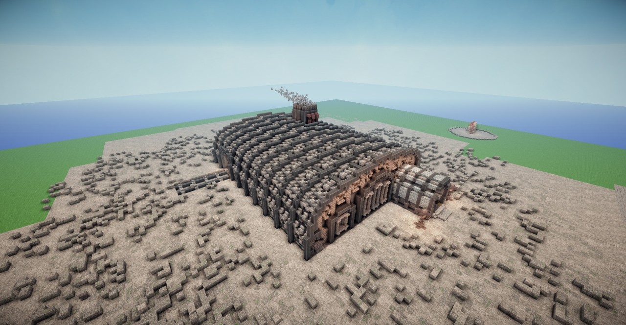 Mecha Drone Hangar Minecraft Map