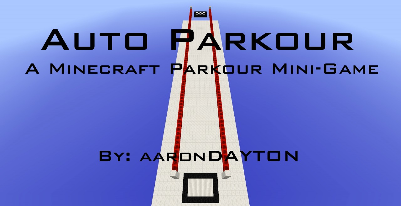 Auto Parkour! - Minecraft Parkour Mini-Game Minecraft Map