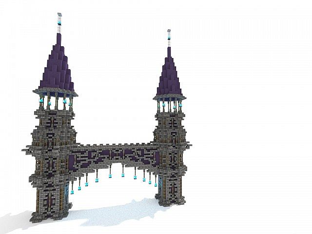 Small Castle Wall and Tower Minecraft Map