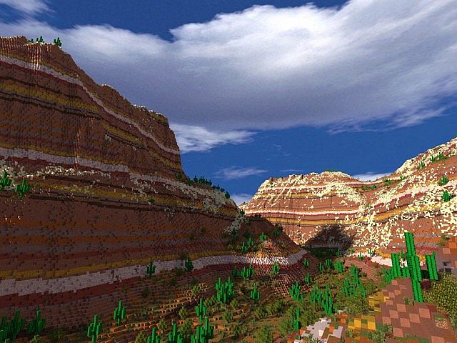 Canyons Minecraft Map