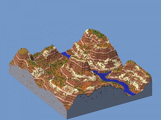 Canyons Minecraft Map