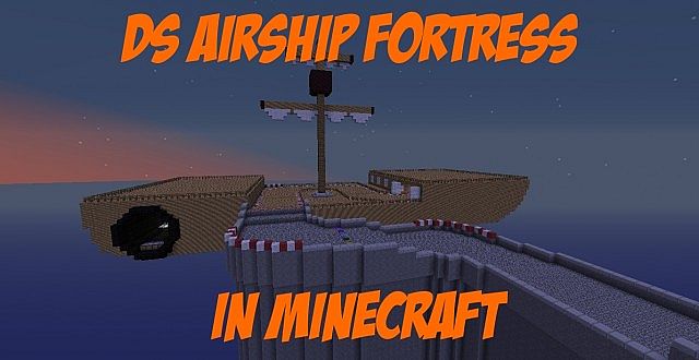 DS Airship Fortress in Minecraft Minecraft Map