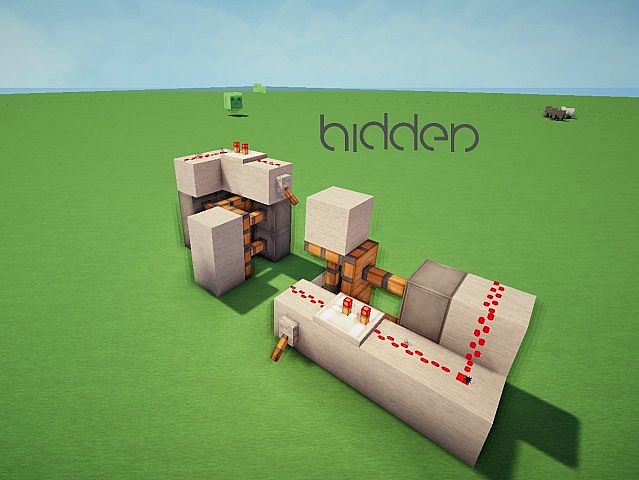 Hidden | RedStone Compact Hidden Doors Minecraft Map