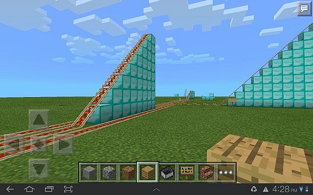 My Roller coster In PE Minecraft Map