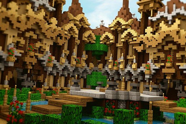 Mineous Factions Spawn Minecraft Map