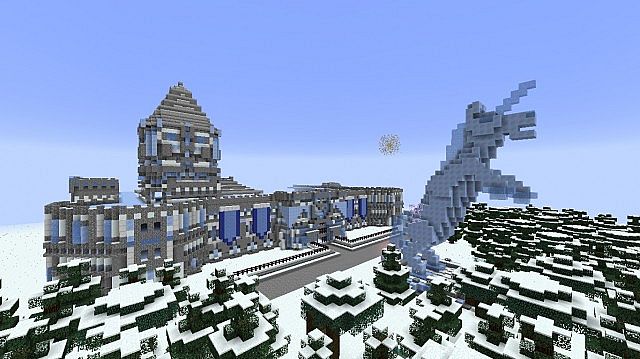 Ice Castle Minecraft Map