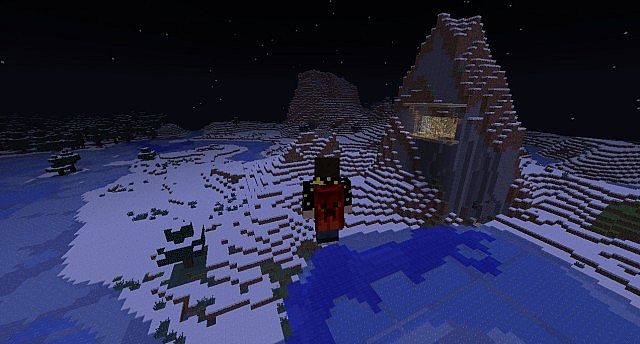 Snowy Peaks (Build house included) Minecraft Map