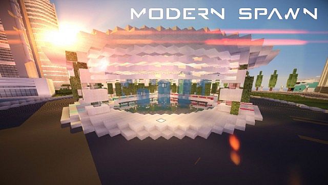Modern Spawn Minecraft Map