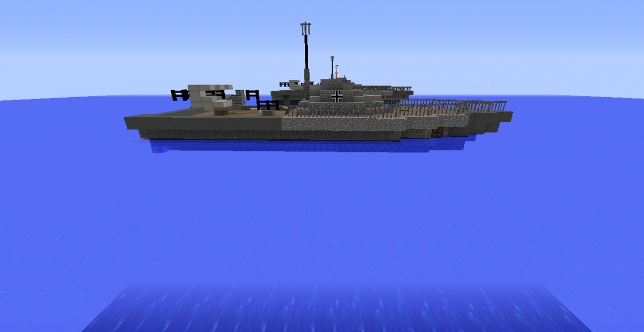 WW2 German E-Boat Minecraft Map