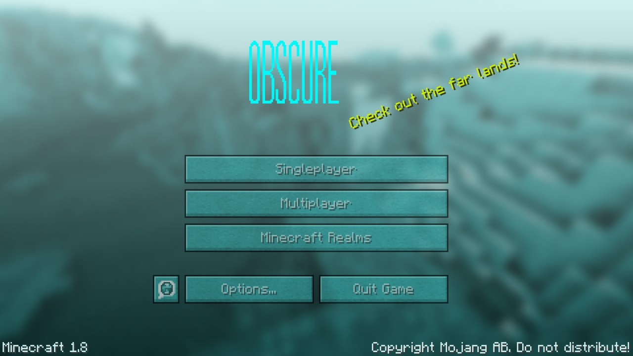 Obscure (1.8) Minecraft Texture Pack