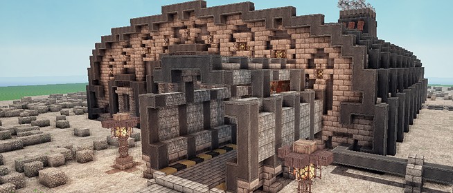 Mecha Drone Hangar Minecraft Map
