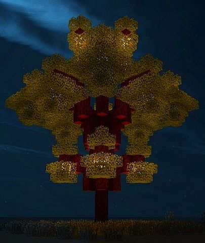 Endonian Glowstone Tree Minecraft Map