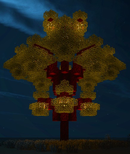 Endonian Glowstone Tree Minecraft Map