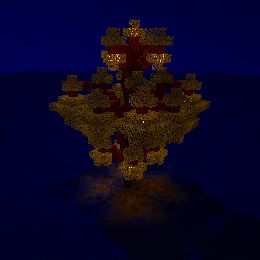 Endonian Glowstone Tree Minecraft Map