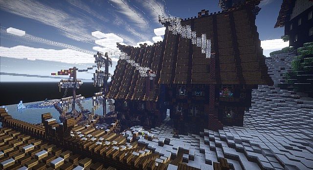 Eseldur - Medieval Harbour Minecraft Map