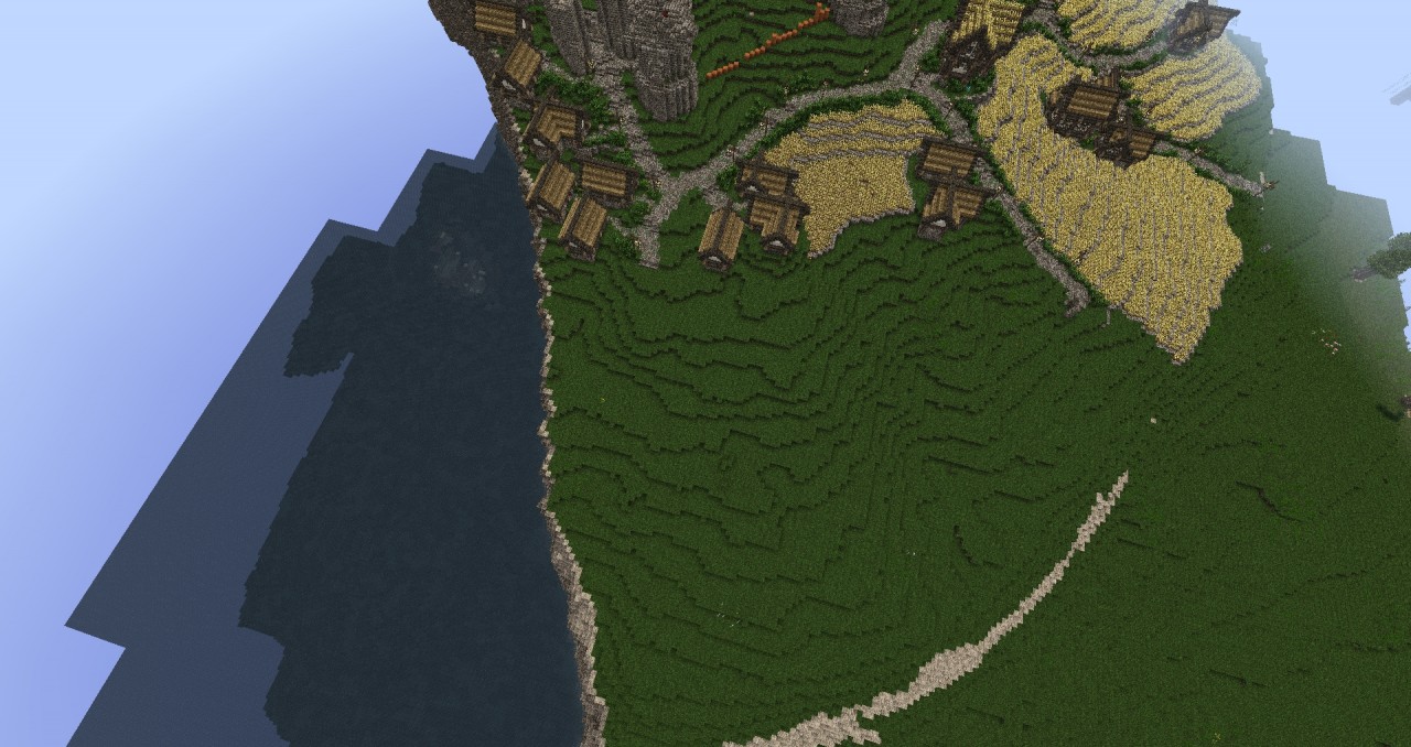 medieval farming village Minecraft Map