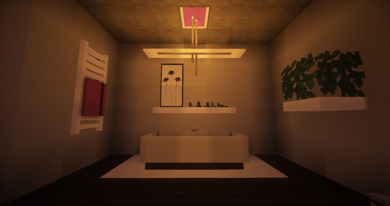 Modern Interior I Bathroom Minecraft Map