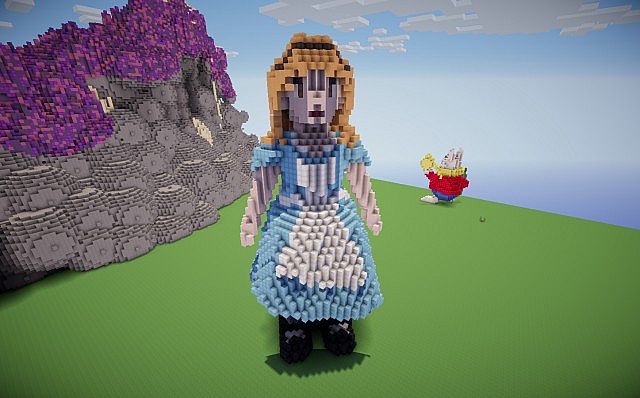 Poptarts Alice In Wonderland Hub Minecraft Map