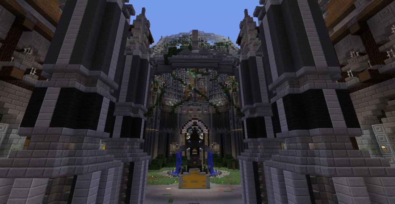 Mysterious Castle + village Minecraft Map